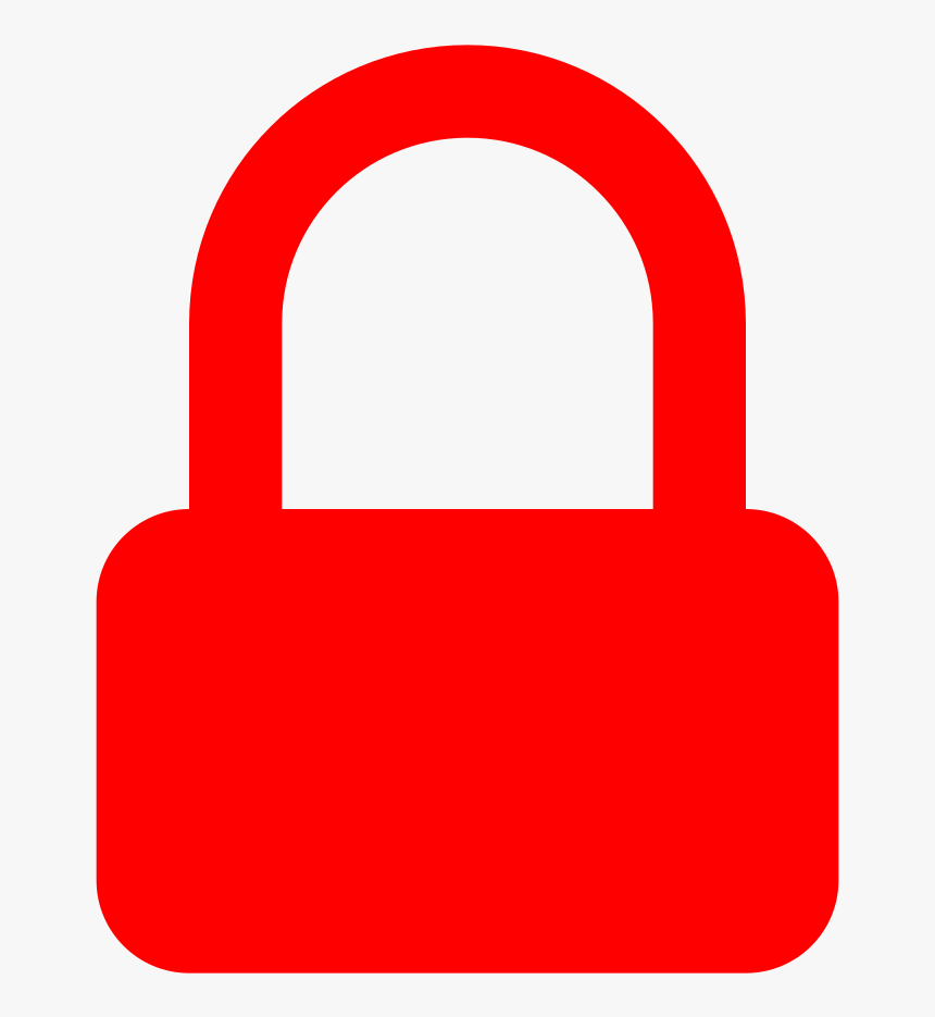 File Lock R Svg - Clipart Red Padlock, HD Png Download , Transparent ...