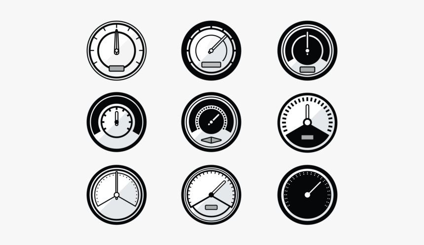 Tachometer Vector Icons - Tacometro Vector Png, Transparent Png ...