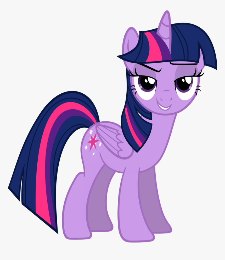 Smirk Vector Twilight Sparkle - My Little Pony Twilight Rarity, HD Png ...
