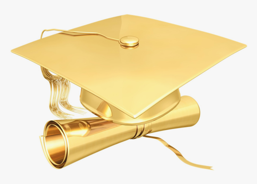 Cap And Diploma Images - Gold Graduation Cap Transparent, HD Png ...
