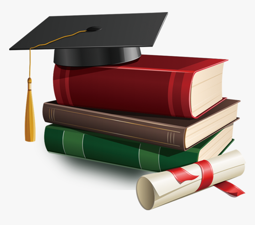 Cap And Diploma Clipart - Graduation Hat And Diploma Png, Transparent ...