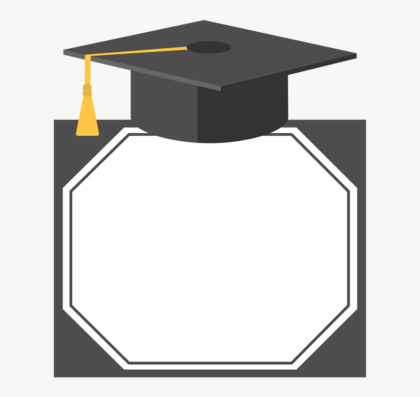 Transparent Cap And Diploma Png - Border Graduation Clipart, Png ...