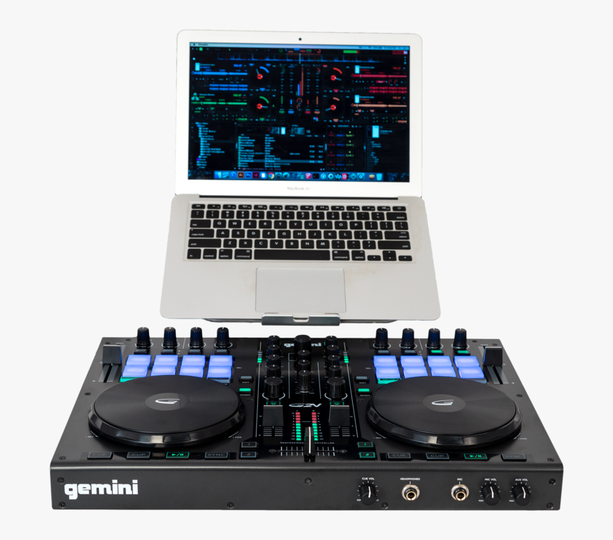 2-channel Dj Controller - Gemini G2v Dj Controller, HD Png Download ...