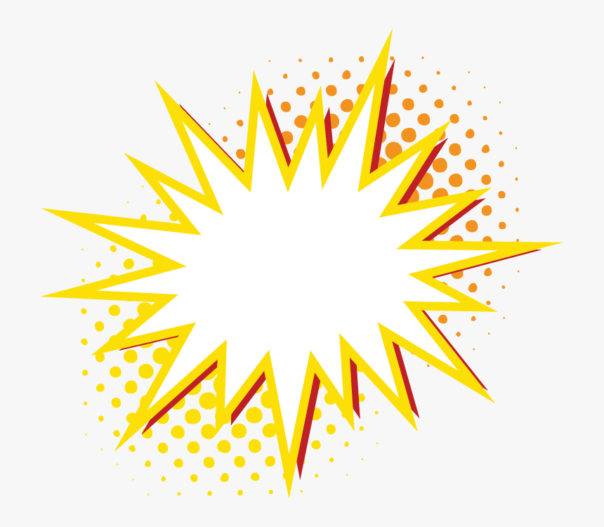 Explosion Balloon Speech Effect Element Download Hq - Hq Effect, HD Png ...