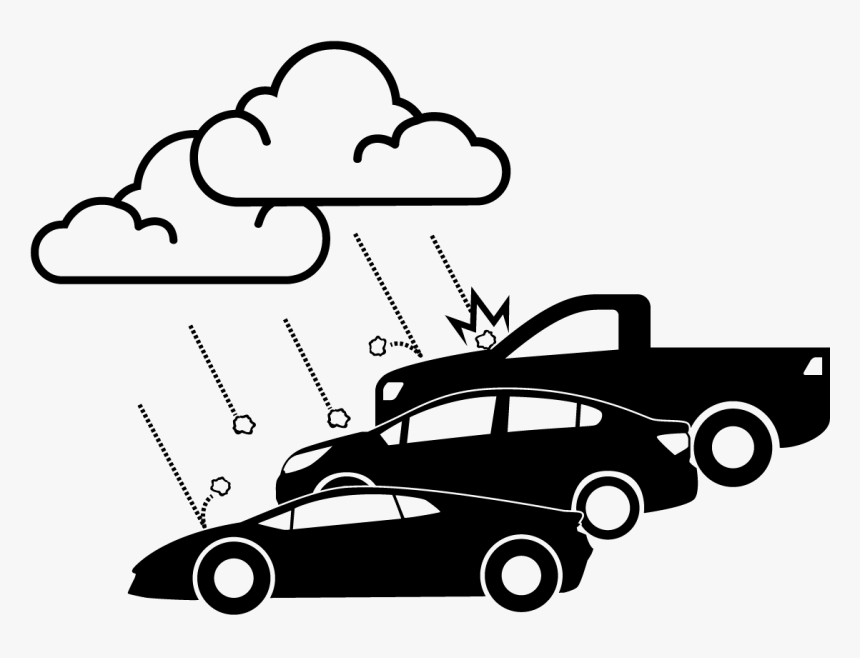 Transparent Hail Storm Clipart - Car Hail Damage Cartoon, HD Png ...