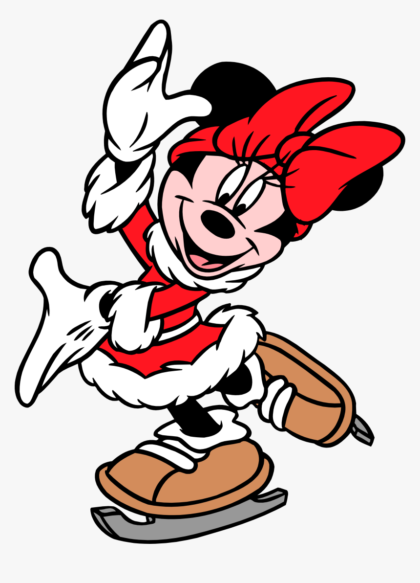 Minnie Mouse Christmas Drawing, HD Png Download , Transparent Png Image ...
