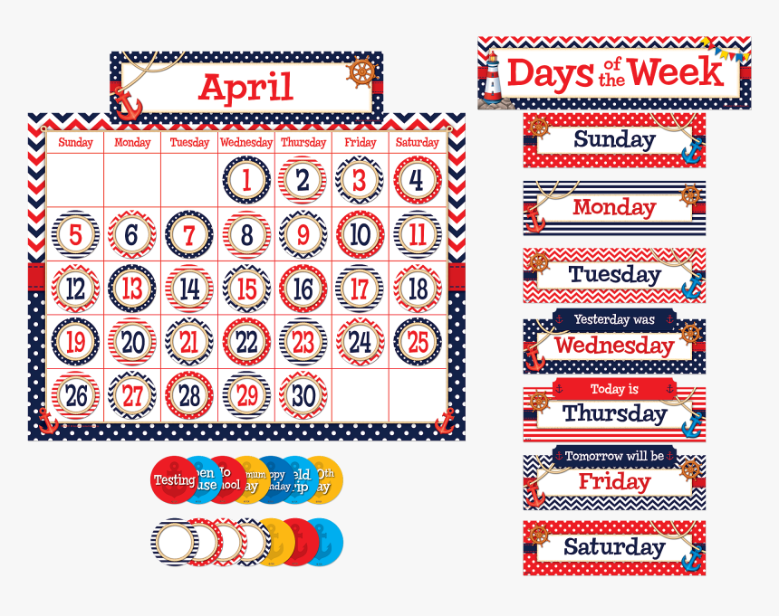 Calendar Month Bulletin Board, HD Png Download , Transparent Png Image ...