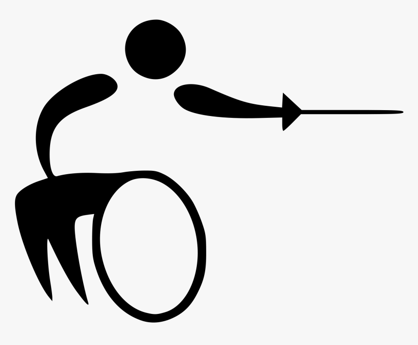 Vector Freeuse Datei Fencing Pictogram Paralympics - Paralympic Summer ...