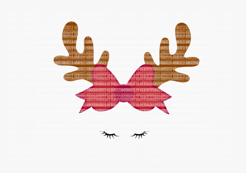 Reindeer Girl Christmas Svg Files For Silhouette And - Christmas Girls ...