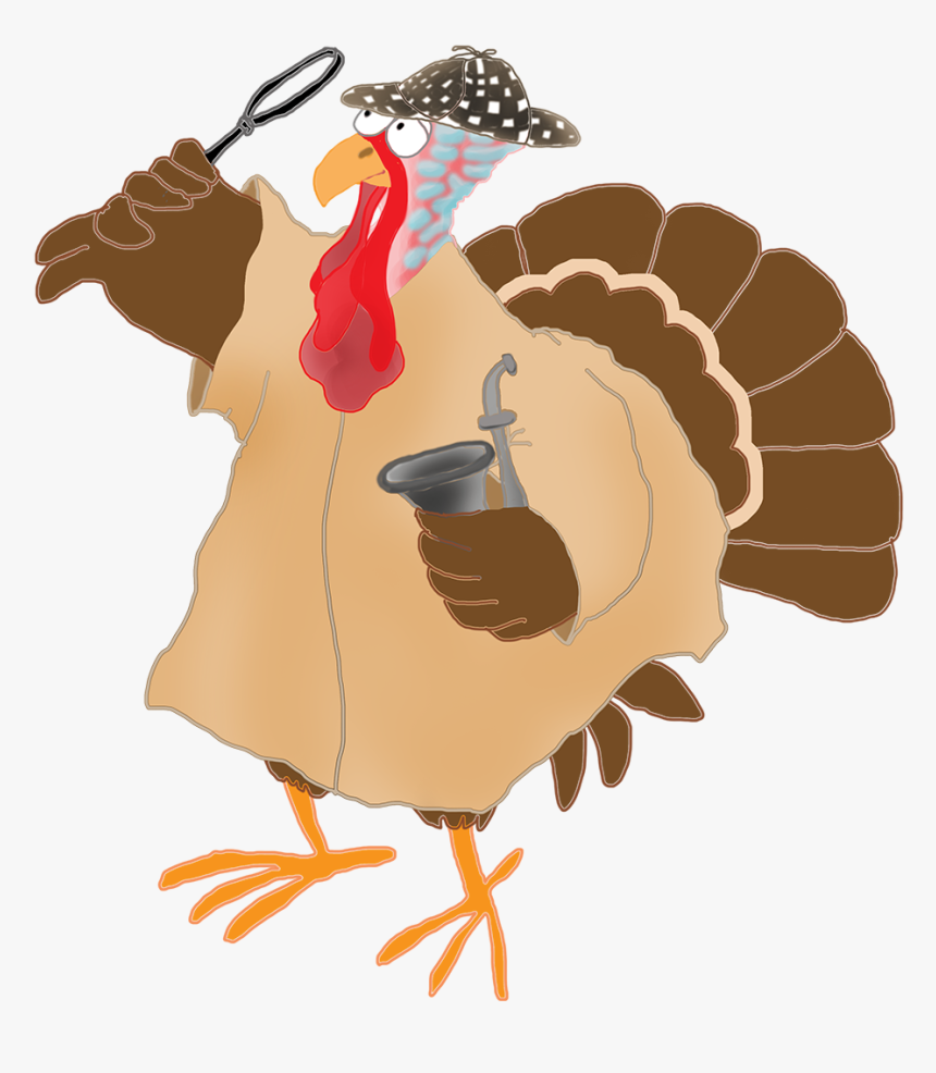 Pin Turkey Silhouette Clip Art Free - Turkey Detective Clipart, HD Png ...