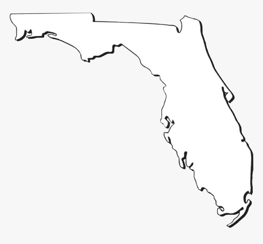 Florida Map, HD Png Download , Transparent Png Image - PNGitem