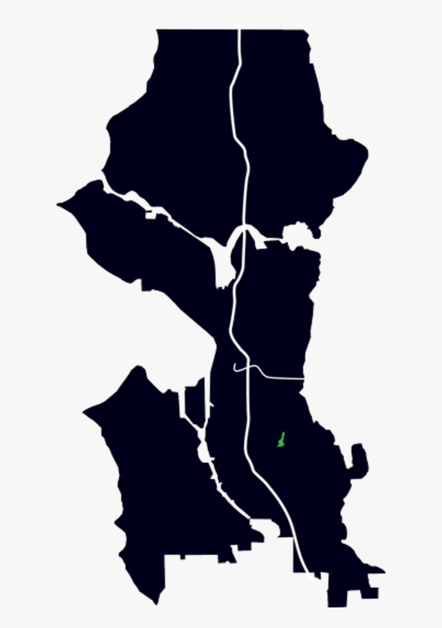 Seattle City Map Vector, HD Png Download , Transparent Png Image - PNGitem