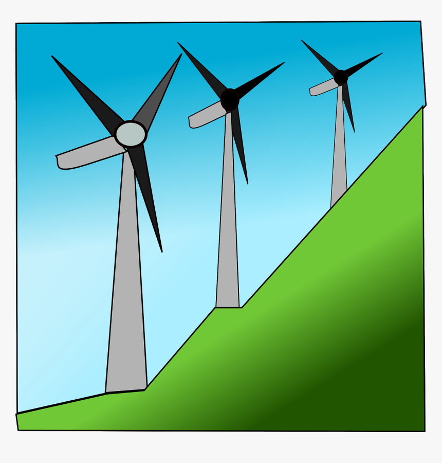 Windmills Wind Energy Renewable Free Picture - Clip Art Of Windmill, HD ...