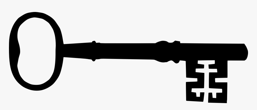 Skeleton Key Silhouette, HD Png Download , Transparent Png Image - PNGitem