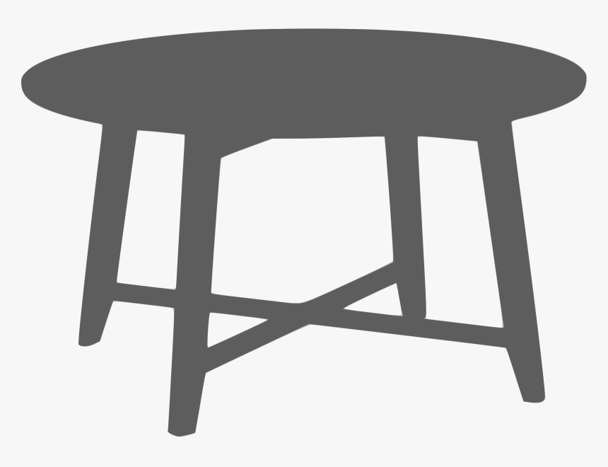 Table Silhouette Png - Ikea Kragsta Coffee Table, Transparent Png ...
