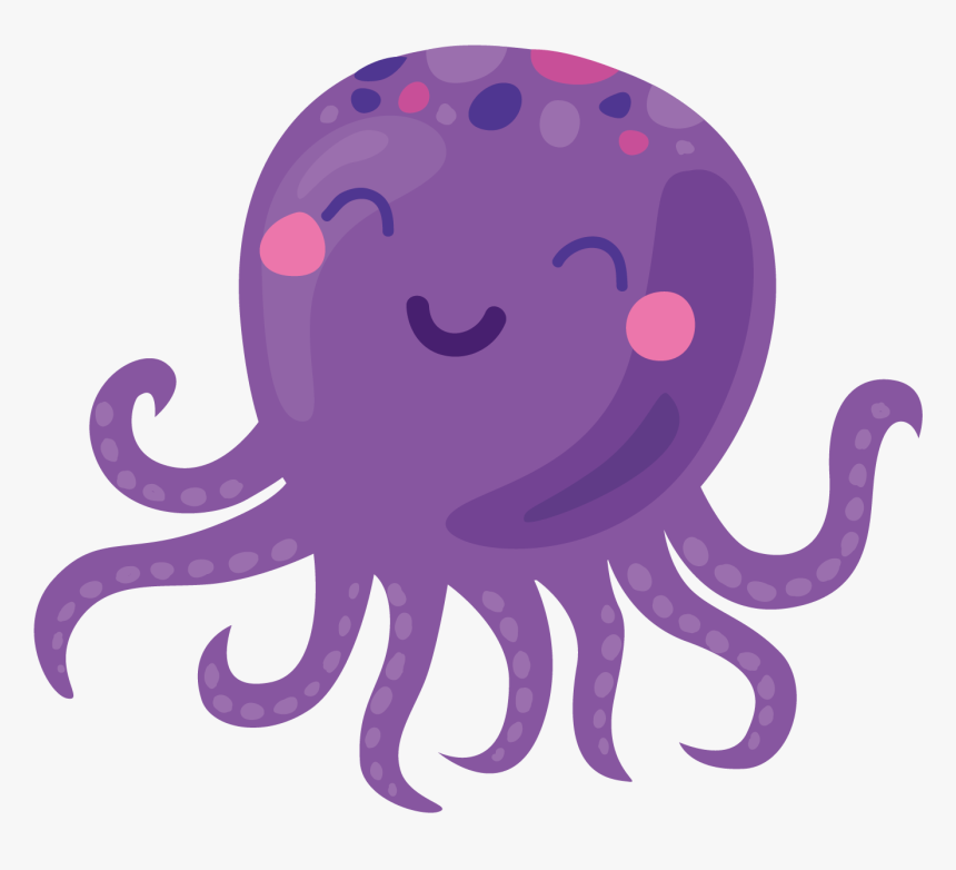 Octopus Cartoon Icon - Octopus Png Vector, Transparent Png ...