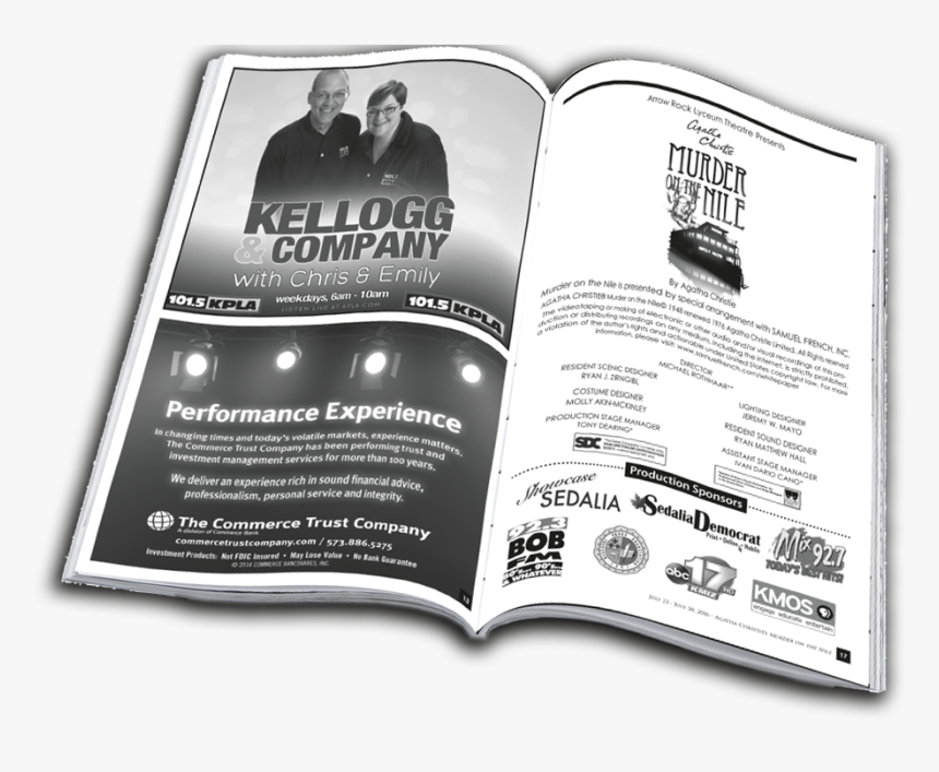 Advertising In A Playbill, HD Png Download , Transparent Png Image ...