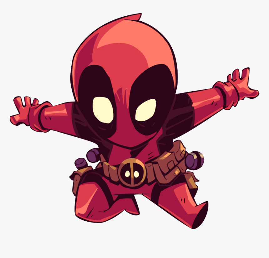 Deadpool Clipart Derek Laufman Free On Transparent - Chibi Deadpool, HD ...