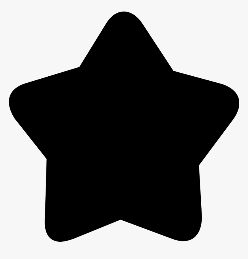White Star Png Solid - Rounded Star Icon Png, Transparent Png ...