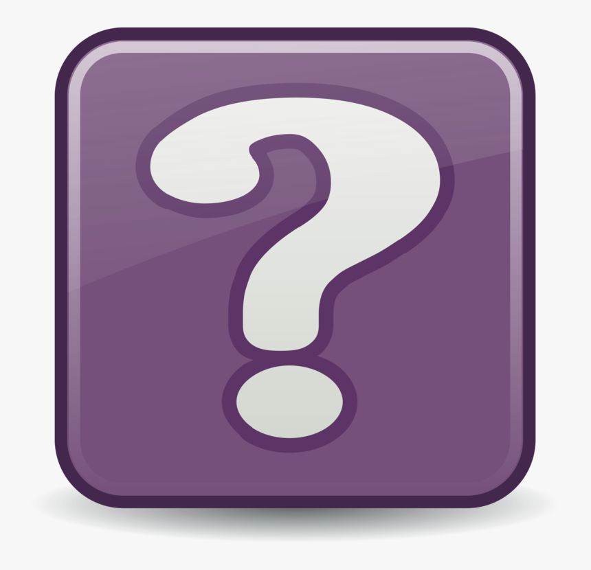 Question Mark Icon Png - Purple Square Question Mark, Transparent Png ...