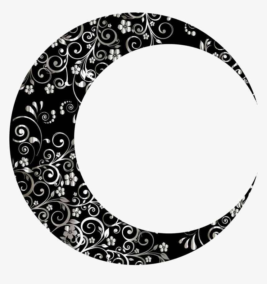 Clip Art Crescent Moon - Moon And Crescent Clip Art, HD Png Download ...