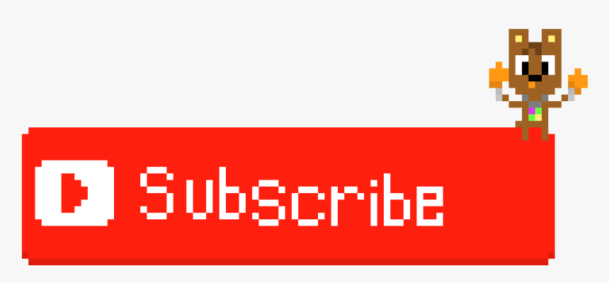 Pixel Art Subscribe Png, Transparent Png , Transparent Png Image - PNGitem