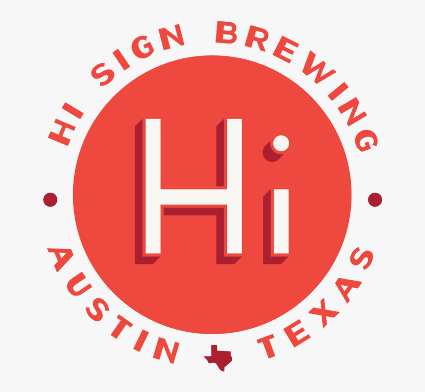 Hi Sign Logo Typearound Red 1 Artboard 1 - Circle, HD Png Download ...