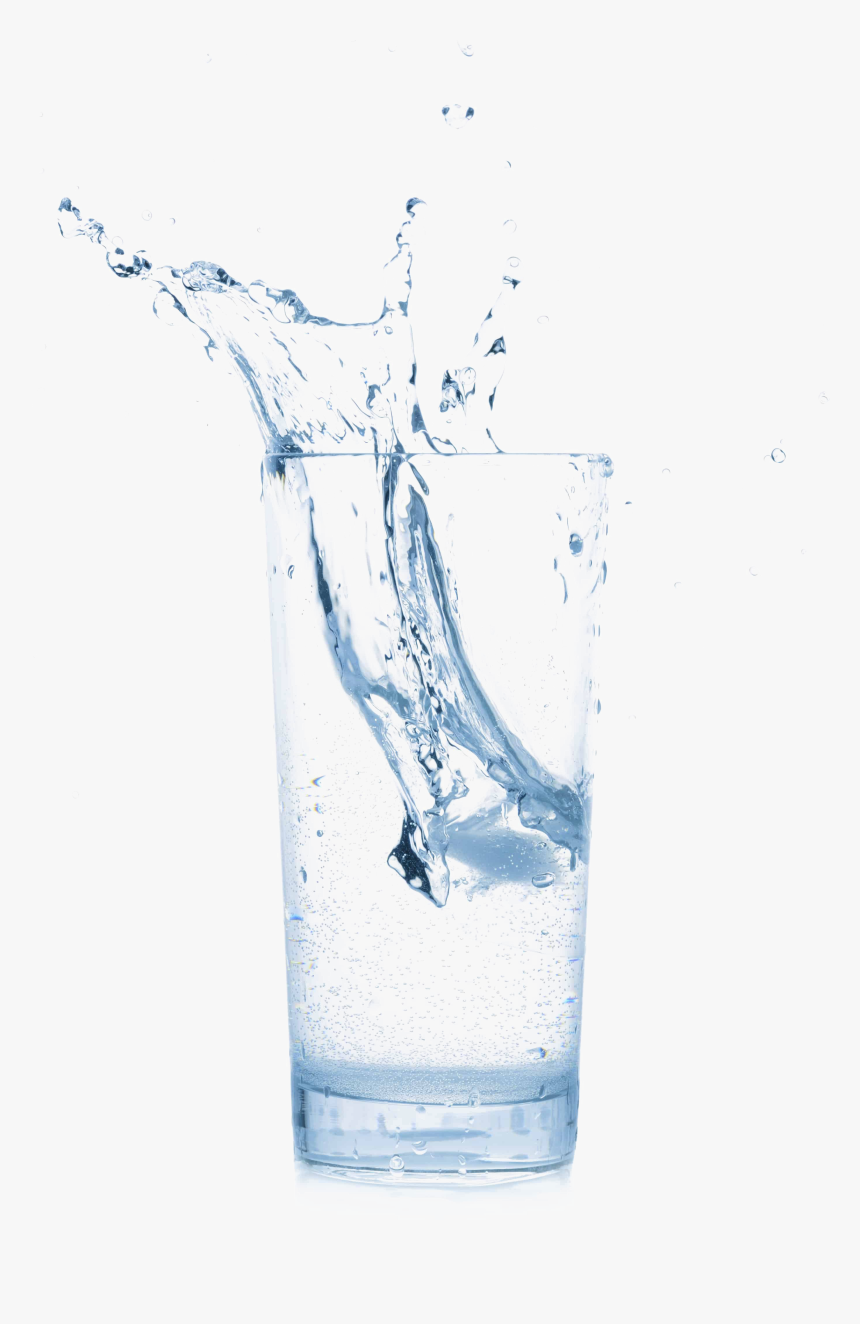 Water Glass Splash Transparent Image - Water Splashing In Glass, HD Png ...
