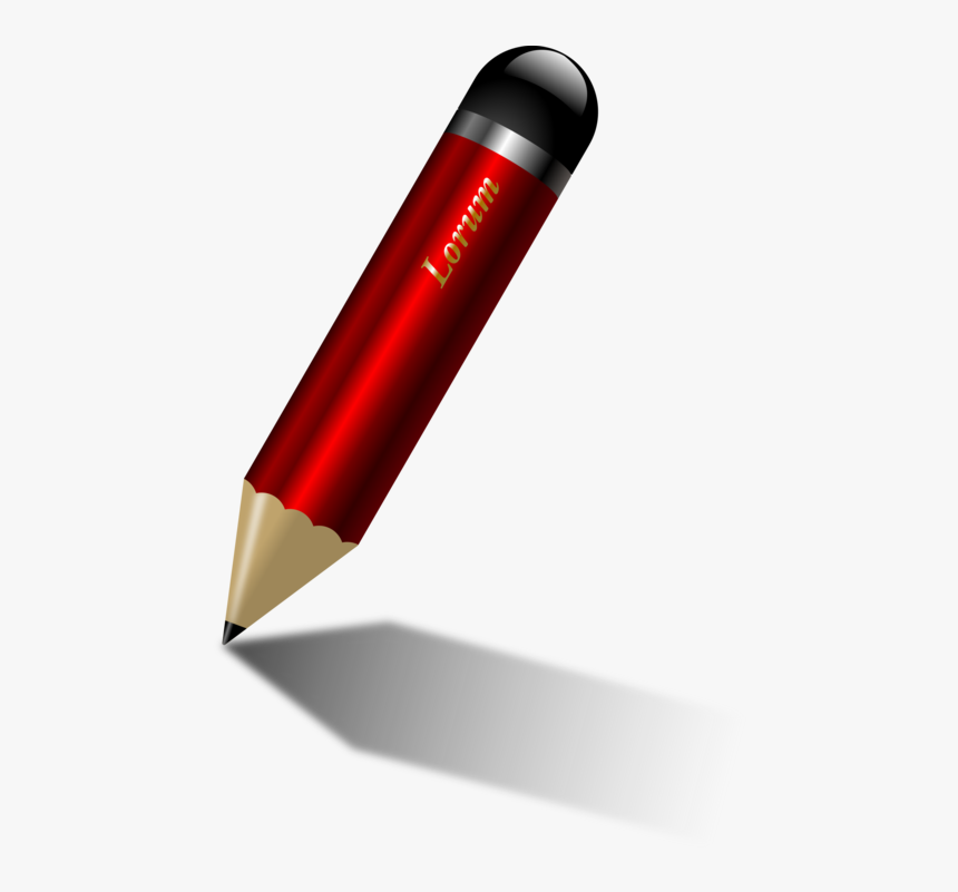 Pen,office Supplies,pencil - Red Pencil, HD Png Download , Transparent ...