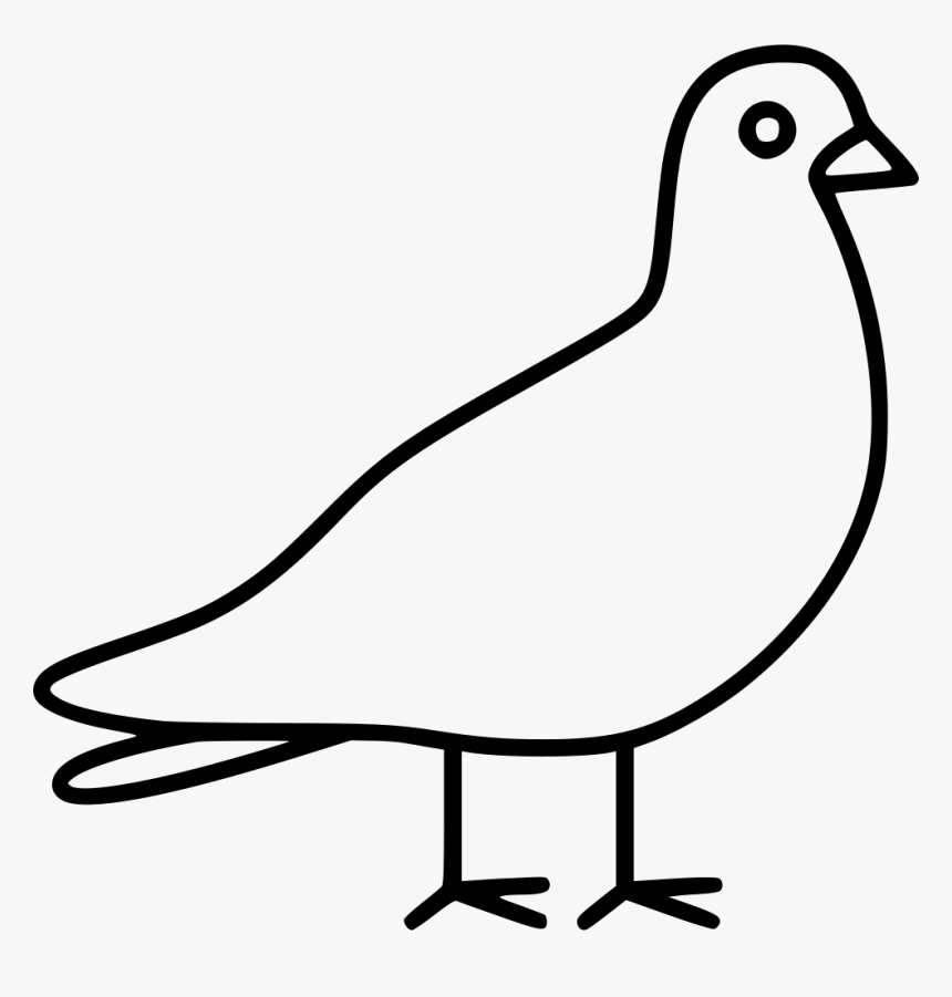 Dove - Line Art, HD Png Download , Transparent Png Image - PNGitem