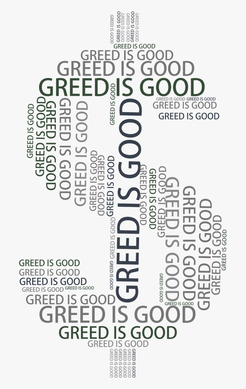 Greed Word Cloud, HD Png Download , Transparent Png Image - PNGitem