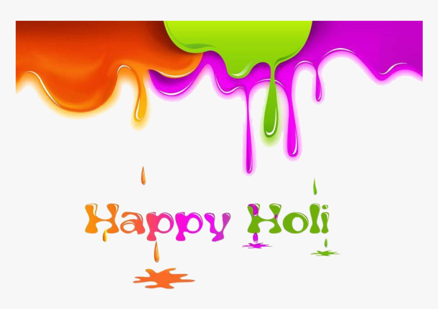 Happy Holi Text Png Picture - Happy Holi Text Png, Transparent Png ...