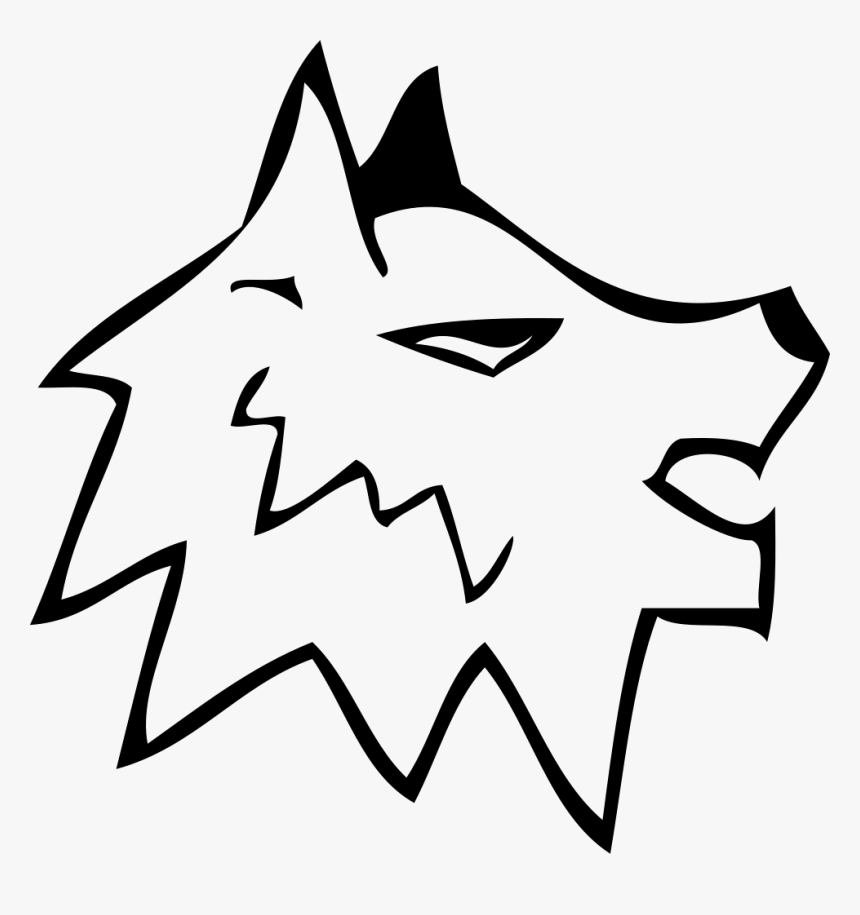 Wolf - Line Art, HD Png Download , Transparent Png Image - PNGitem