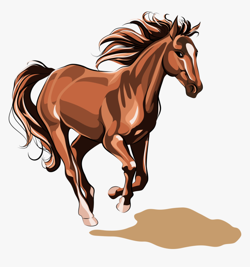 Horse Vector Illustration, HD Png Download , Transparent Png Image ...