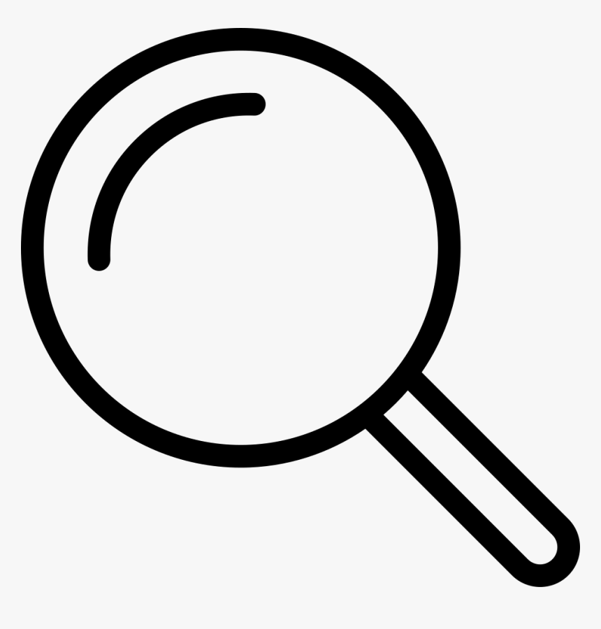 Magnifying Glass Icon Thin, HD Png Download , Transparent Png Image ...