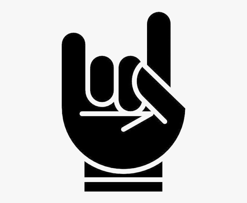 The Rock Png - Rock On Symbol Svg, Transparent Png , Transparent Png ...