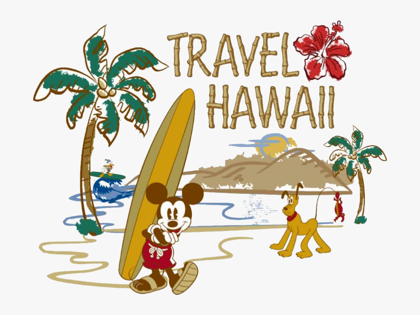 Hawaii Clipart Mickey - Mickey Mouse Hawaii Vacation, HD Png Download ...