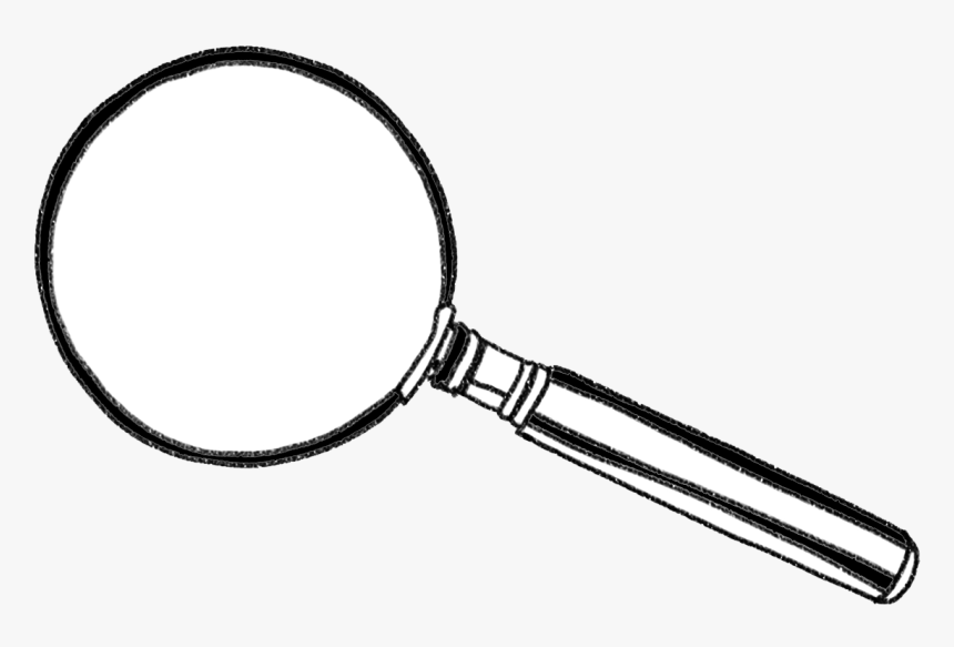 Magnifying Glass Drawing - Magnifying Glass Drawing Png, Transparent ...
