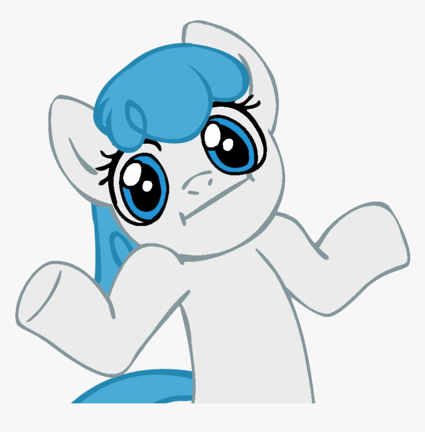 Lightning Bolt Shrug - My Little Pony Shrug, HD Png Download ...
