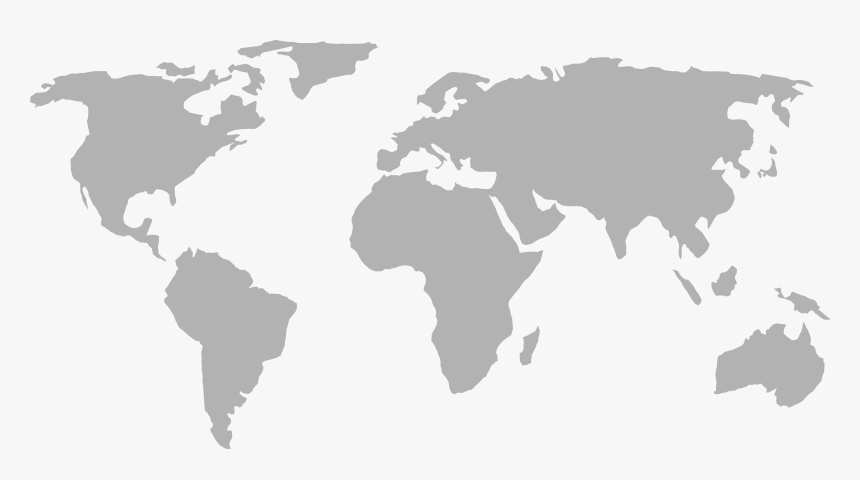 World Map Hd High Resolution Grey, HD Png Download , Transparent Png ...