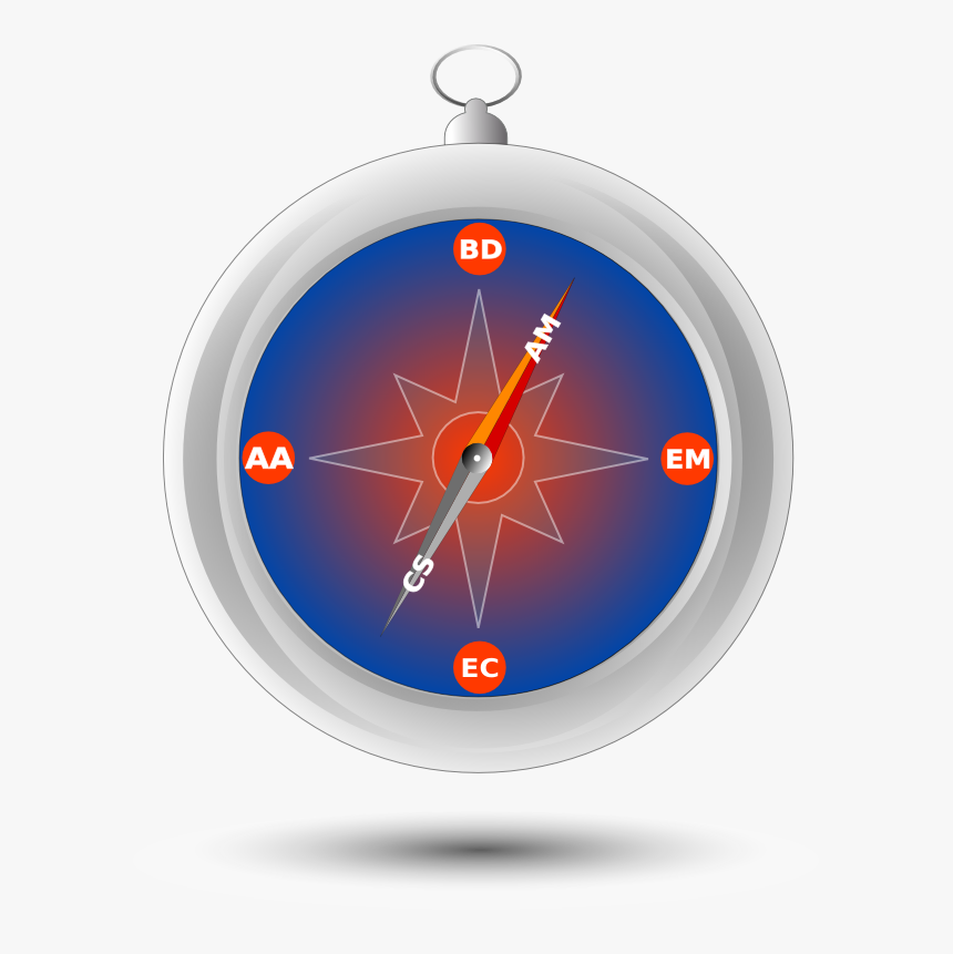Compass - Wall Clock, HD Png Download , Transparent Png Image - PNGitem