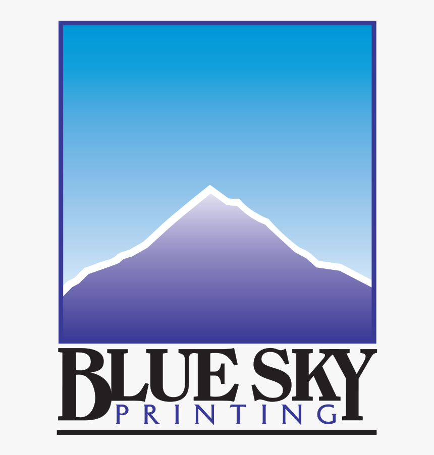 Blue Sky Printing, HD Png Download , Transparent Png Image - PNGitem