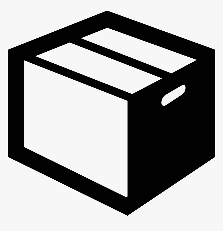A Square Creates The Primary, And Largest, Portion - Box Icon Png ...