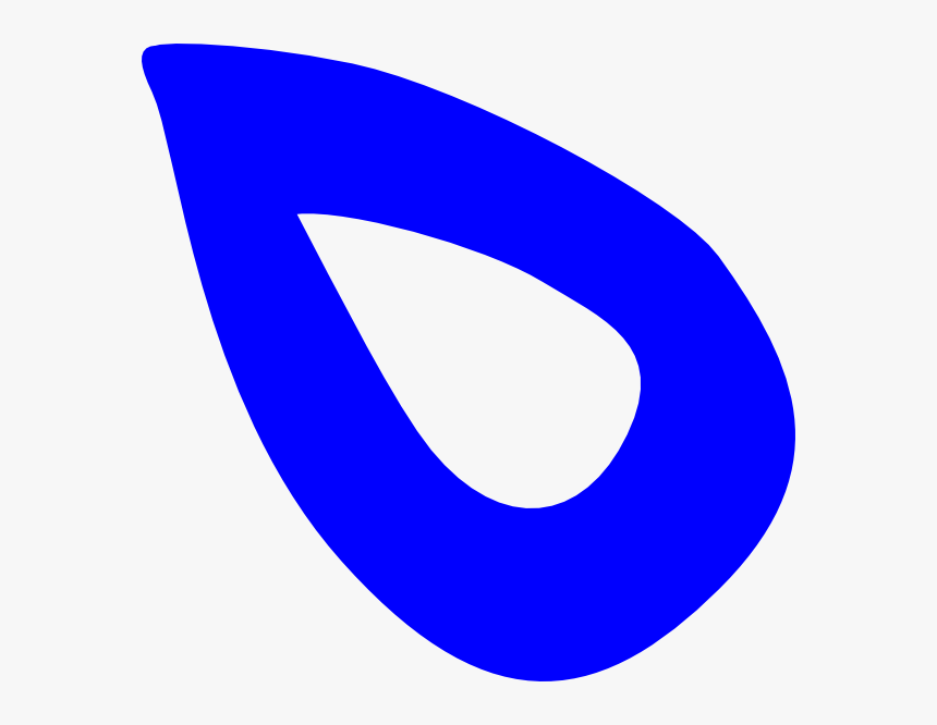 Blue Tear Svg Clip Arts - Circle, HD Png Download , Transparent Png ...