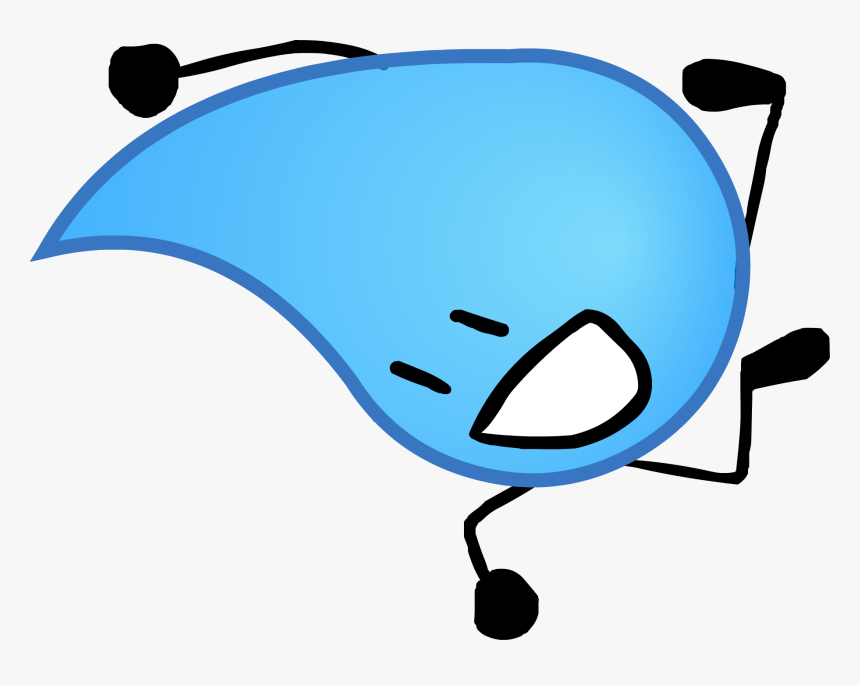 Tear Drop Wiki Pose - Bfdi Teardrop, HD Png Download , Transparent Png Image - PNGitem
