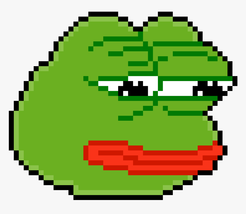 Pepe The Frog Vector Graphics Pixel Art Clip Art - Pepe Pixel Art, HD ...
