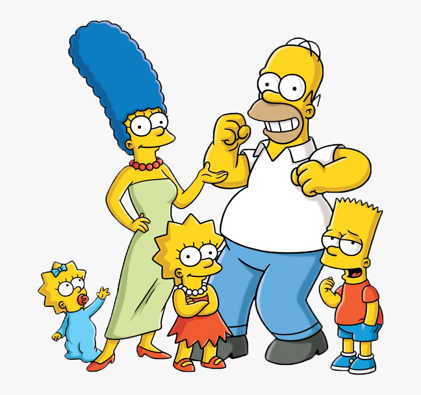 Simpsons Png - Cartoon The Simpsons Family, Transparent Png ...