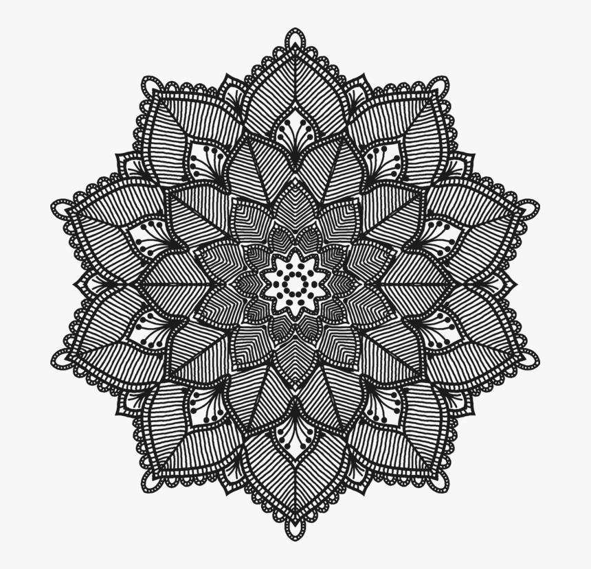 Visual Arts,embellishment,lace - Mandala Artwork, HD Png Download ...