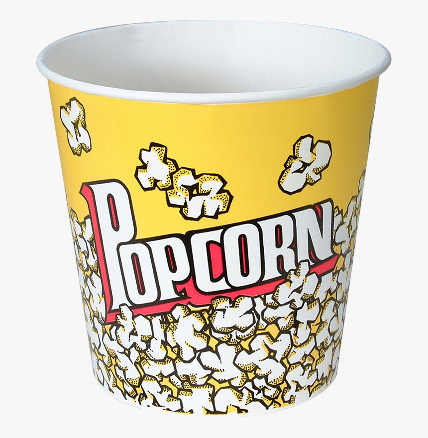 Empty Popcorn Bucket Clipart Black
