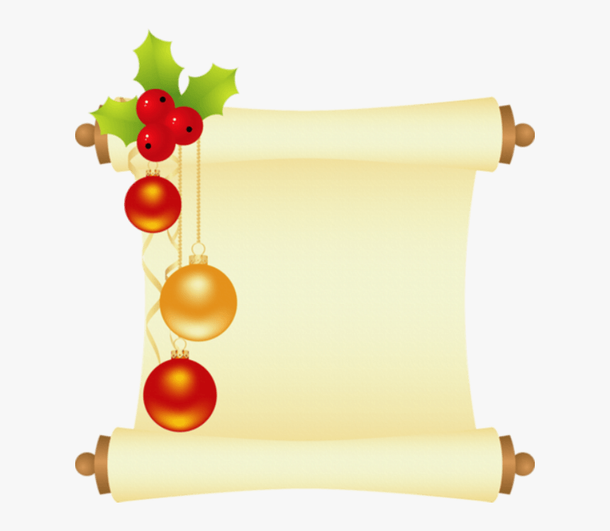 Clip Art Scroll, Holly Clipart Scroll Holly Scroll - Christmas Scroll ...